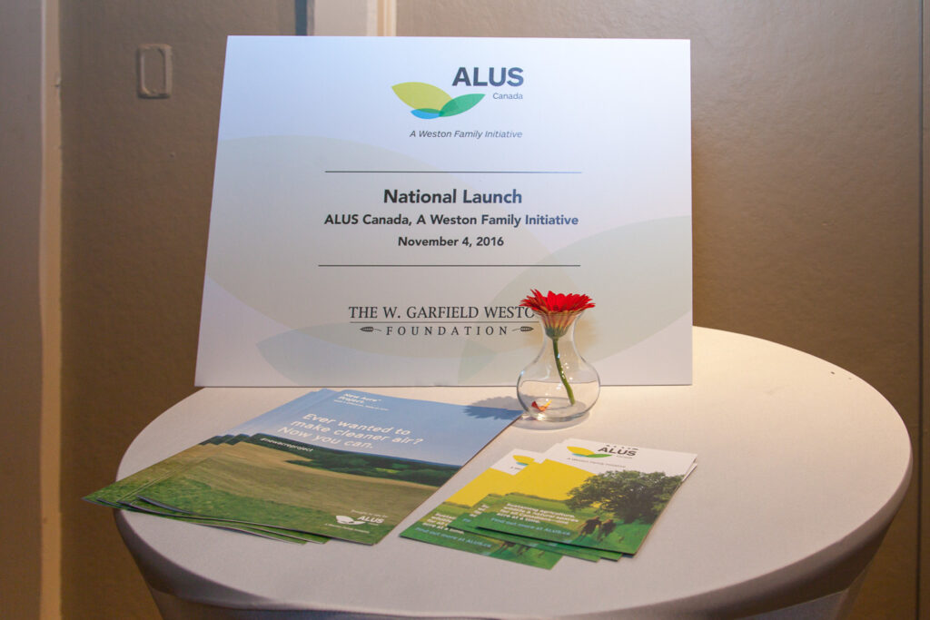 National Launch of ALUS Canada, a Weston Family Initiative - ALUS